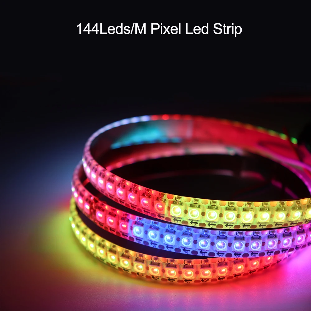 1-3M-WS2812B-WS2813-WS2815-RGB-Smart-Led-Strip-144Pixels-Leds-m ...