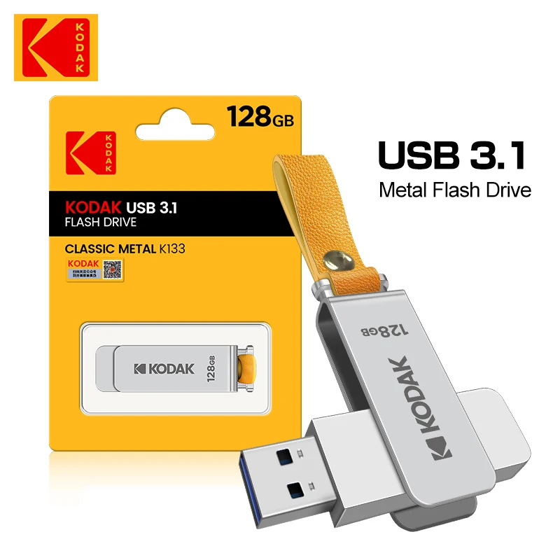 KODAK-USB-Flash-Drive-512GB-256GB-128GB-Pendrive-120MB-s-USB3-1-K133 ...