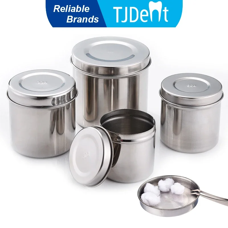 TJDent Stainless Steel Dental Medical Cotton Tank Gauze Tampon ...