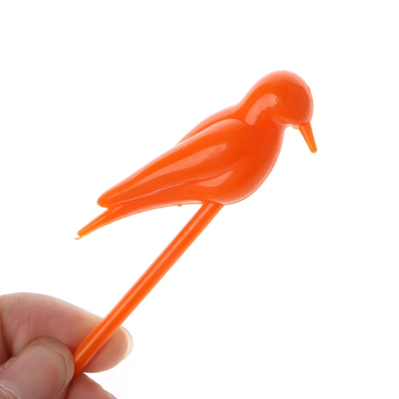 6-Pcs-for-Creative-Birdcage-Fruit-Fork-Toothpick-Plastic-Stand-Holder ...