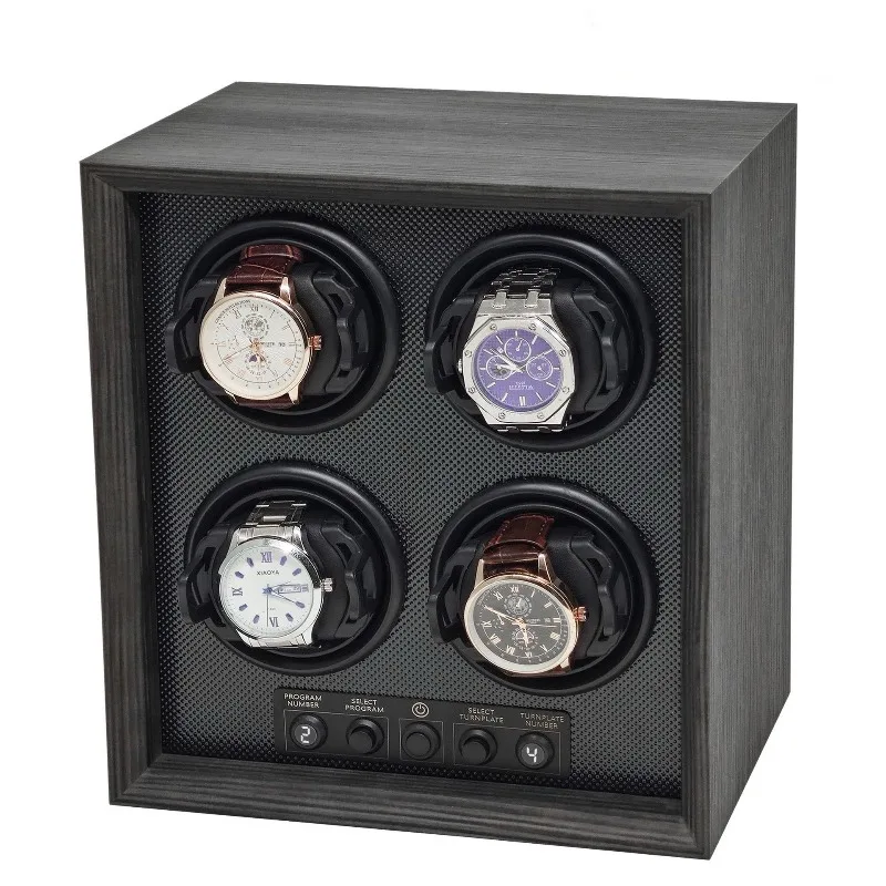 Wooden Watch Winders Automatic Rotating Watch Winder Mechanical Watches ...