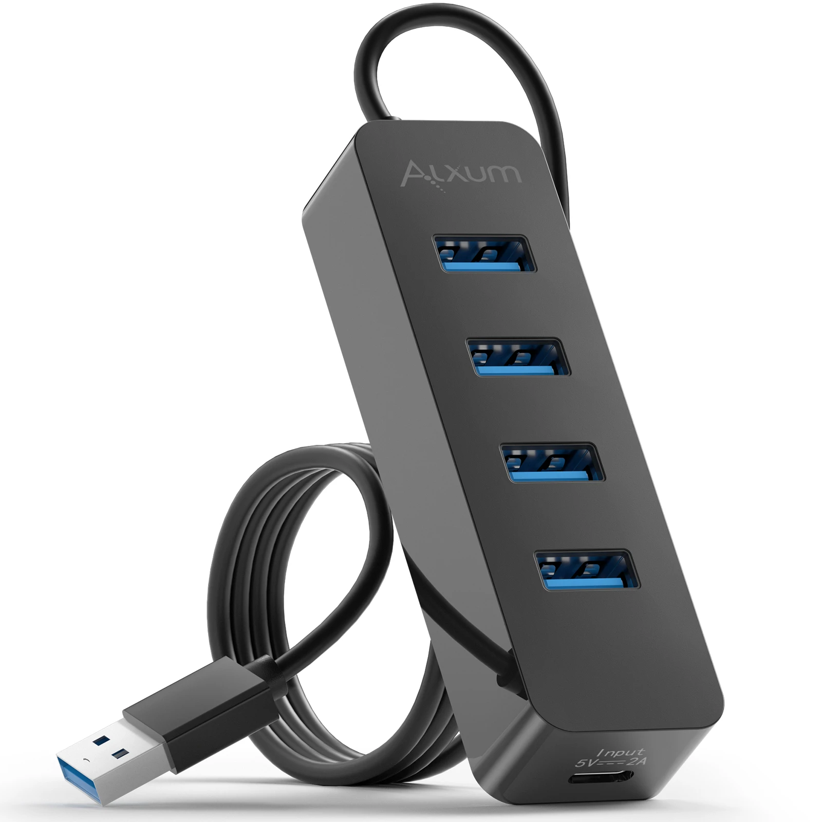 Alxum Usb 3.0 Hub 5gbps High Speed 4 Ports Usb Splitter With Type C ...