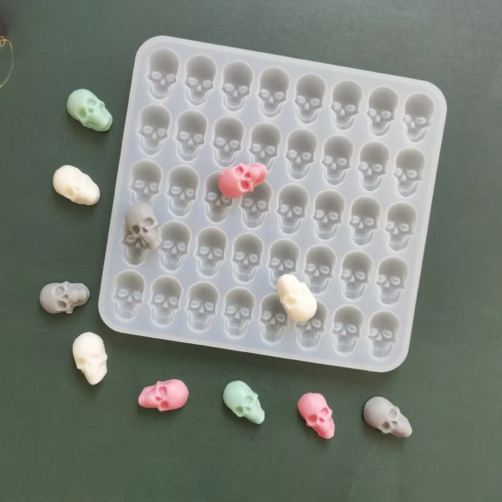 3D-Skull-Ice-Cube-Silicone-Mold-Halloween-Creative-Decoration-Reusable ...
