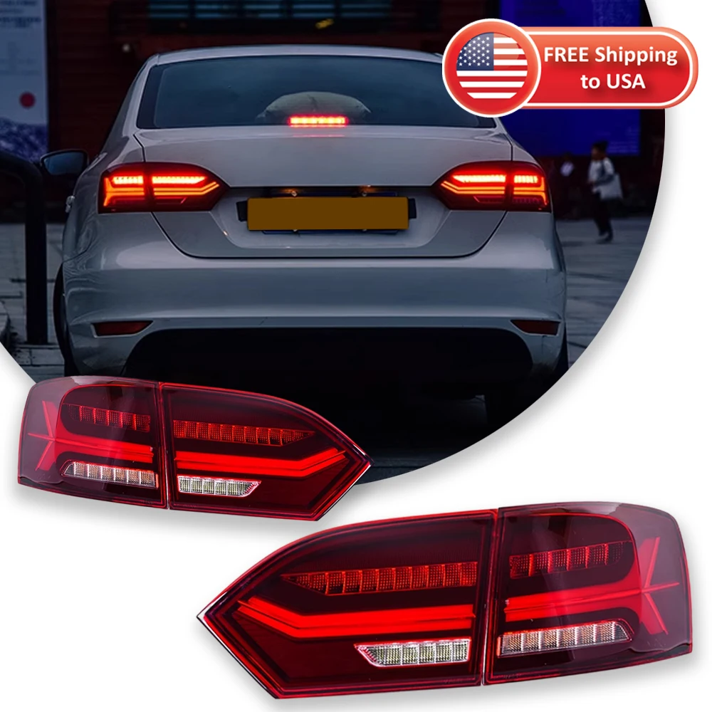 Car Lights For Volkswagen Jetta 2012-2014 Taillight LED Projetor Tail ...