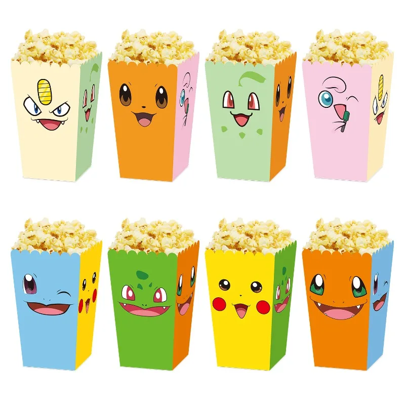 24PCS-Pokemon-Pikachu-Popcorn-Box-Party-Favor-Treat-Box-for-Anime ...