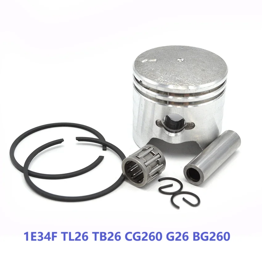 34mm 34F Piston Ring Bearing Cage Kit Fit 1E34F TL26 TB26 CG260 G26 ...