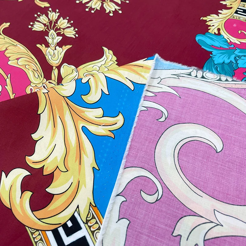 Luxury-Brand-Printed-100-polyester-Twill-Fabric-Soft-Dress-Shirt ...