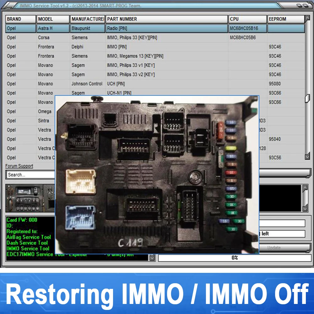 Cars-immobilizers-IMMO-Service-Tool-V1-2-IMMO-OFF-Dump-to-Pin-Software ...