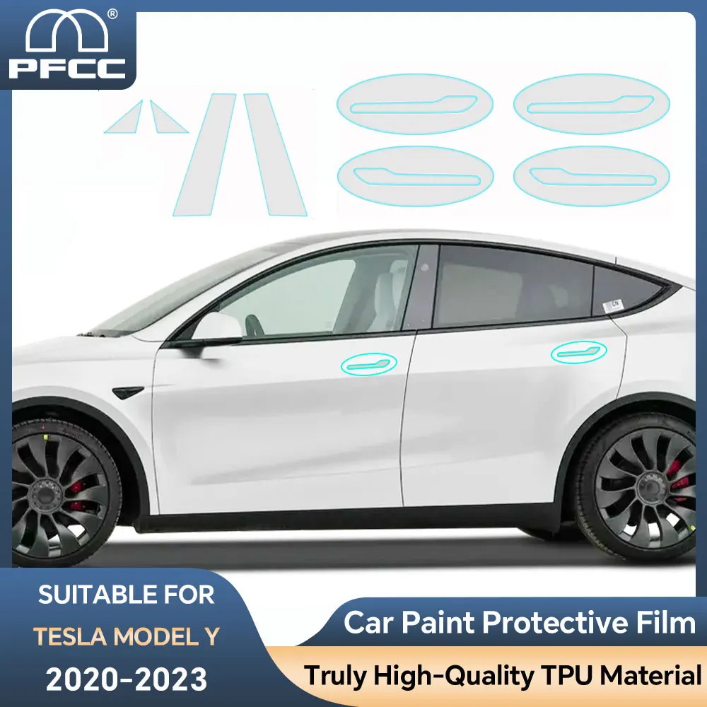 For Tesla Model Y 2020-2023 PPF Paint Protection Film Car Body Pre-cut ...
