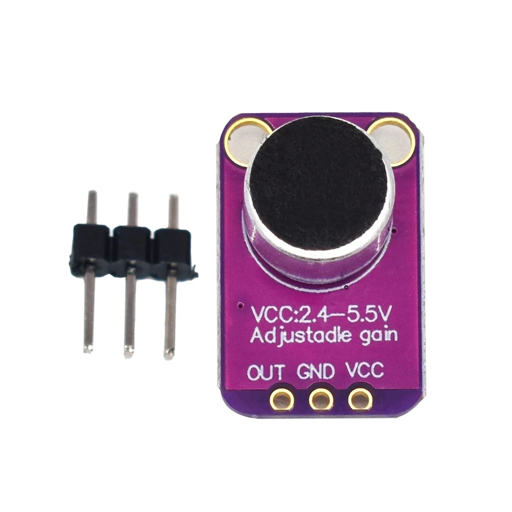 Módulo amplificador de micrófono Electret, GY MAX4466, ganancia ...