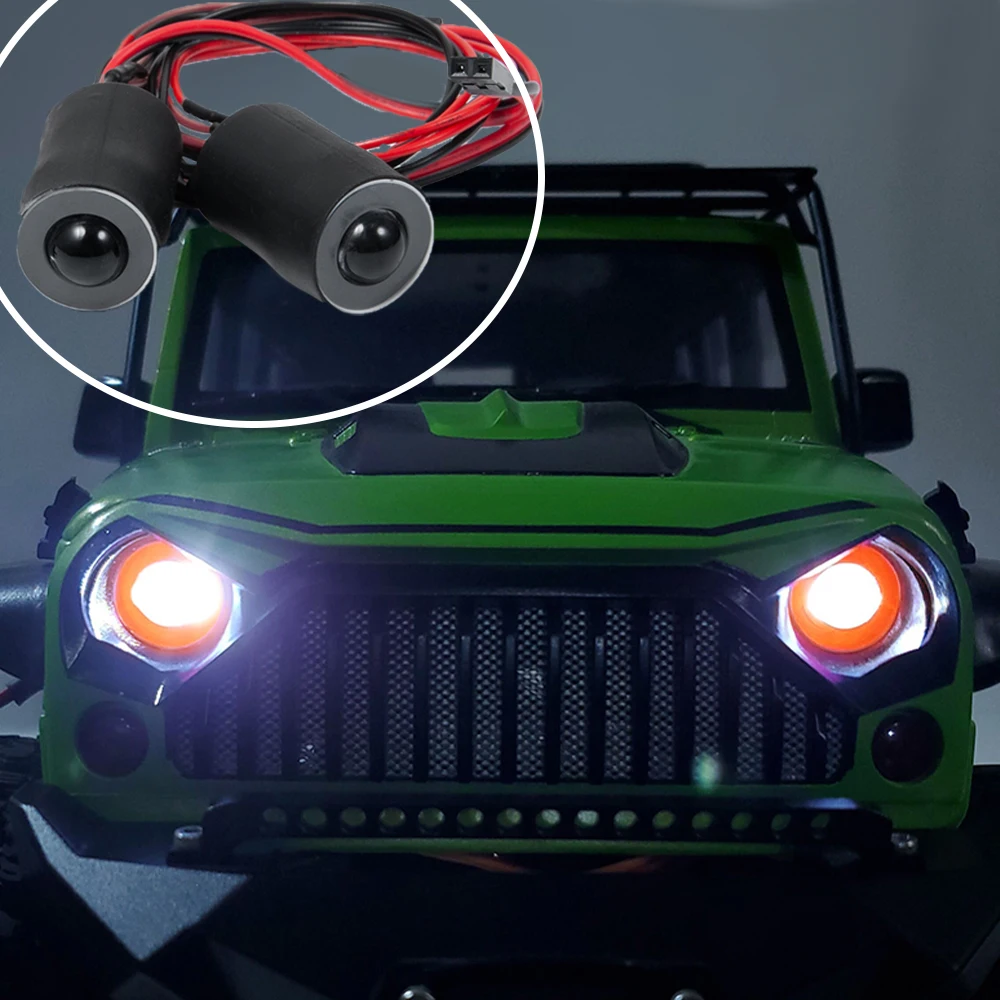 MIBIDAO RC Car Headlight LED Lights 17mm Multifunction Angel Eyes LED ...
