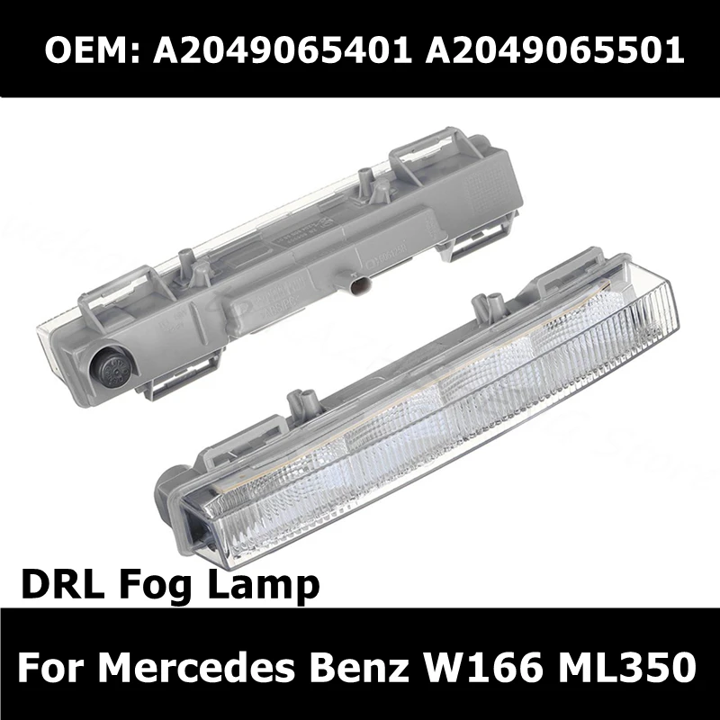 2049065401-2049065501-1-Pair-Car-Front-Daytime-Running-Light-DRL-Fog ...