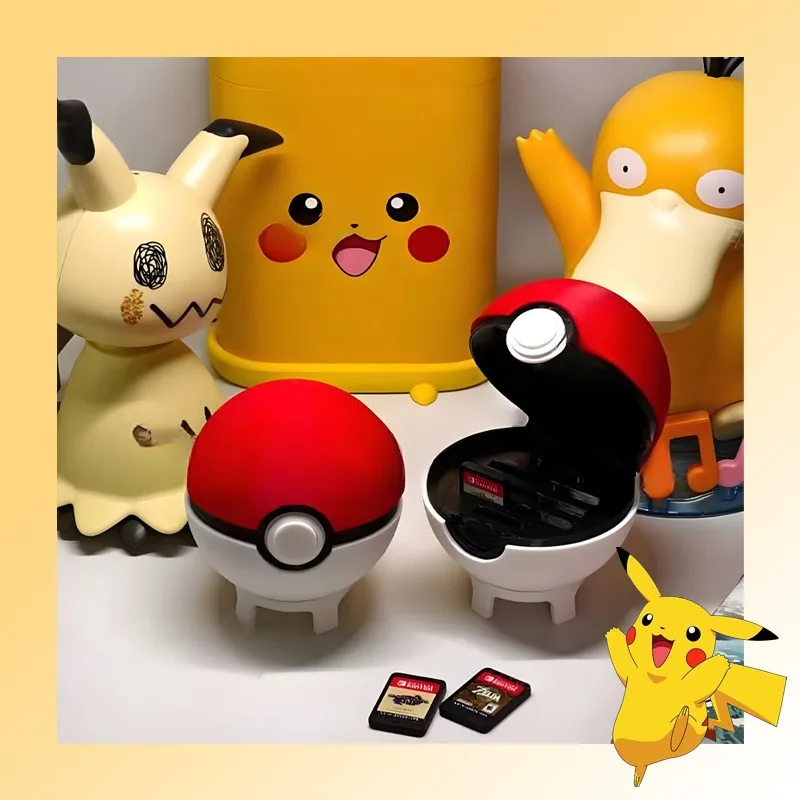 Custodia protettiva per scheda Switch Pikachu Poke Ball per Nintendo ...
