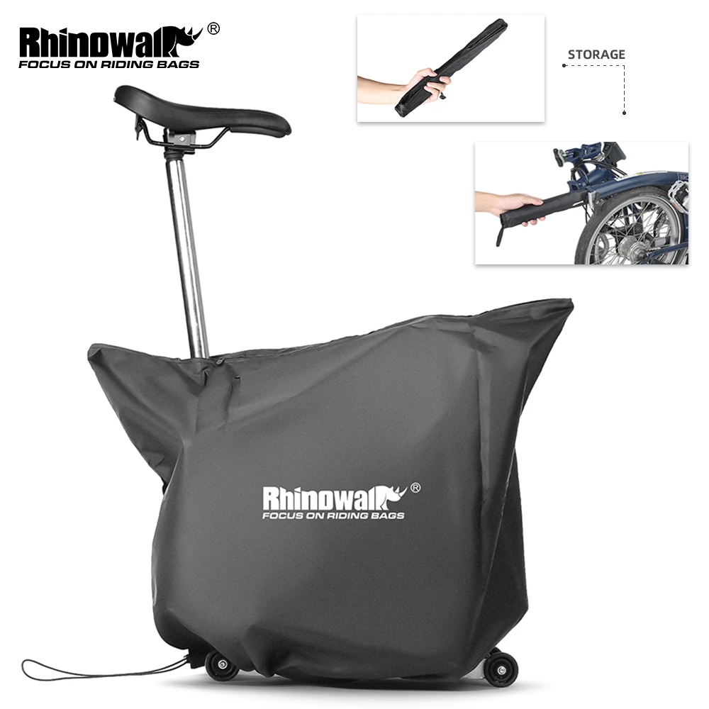 Rhinowalk Folding Bike Cover Lightweight Storage Bag With Double Slide ...