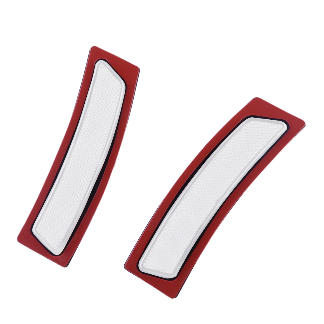 2Pcs-63147295542-White-Lens-Car-Front-Bumper-Reflector-Side-Marker-Fit ...
