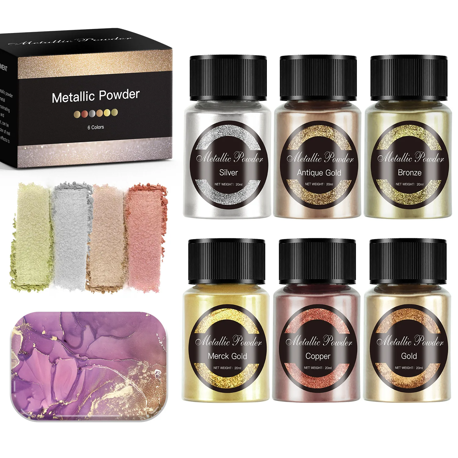 20ml-Metallic-Powder-Resin-Pigmen-DIY-Pearl-Powder-Crystal-Epoxy-Resin ...