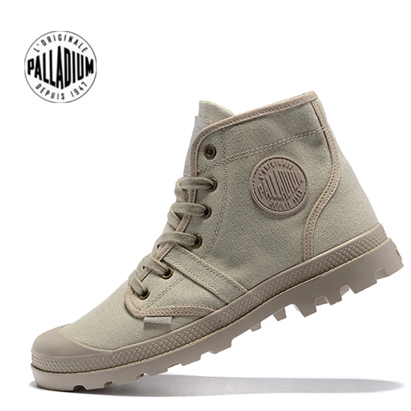 PALLADIUM-Men-s-Boots-Ankle-Boots-Canvas-Solid-Color-Military-Sports ...