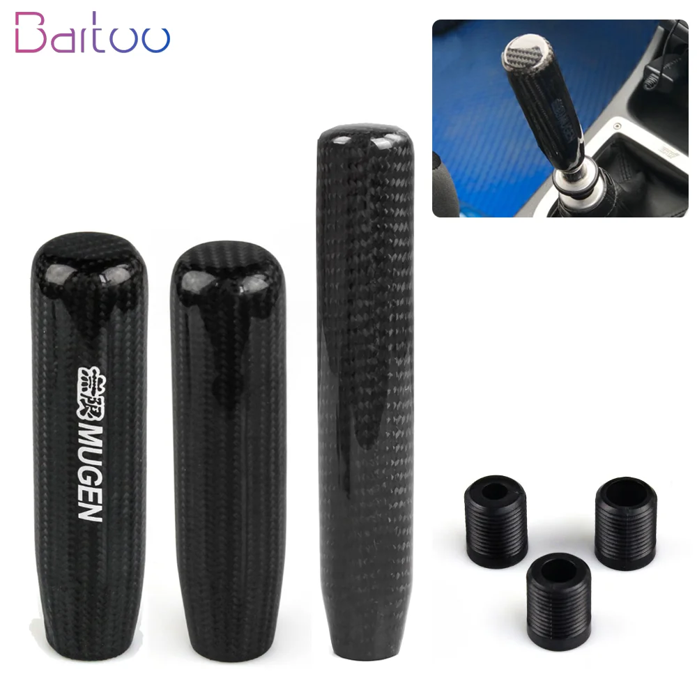13cm-18cm-Universal-Carbon-Fiber-Long-Gear-Shift-knob-Manual ...