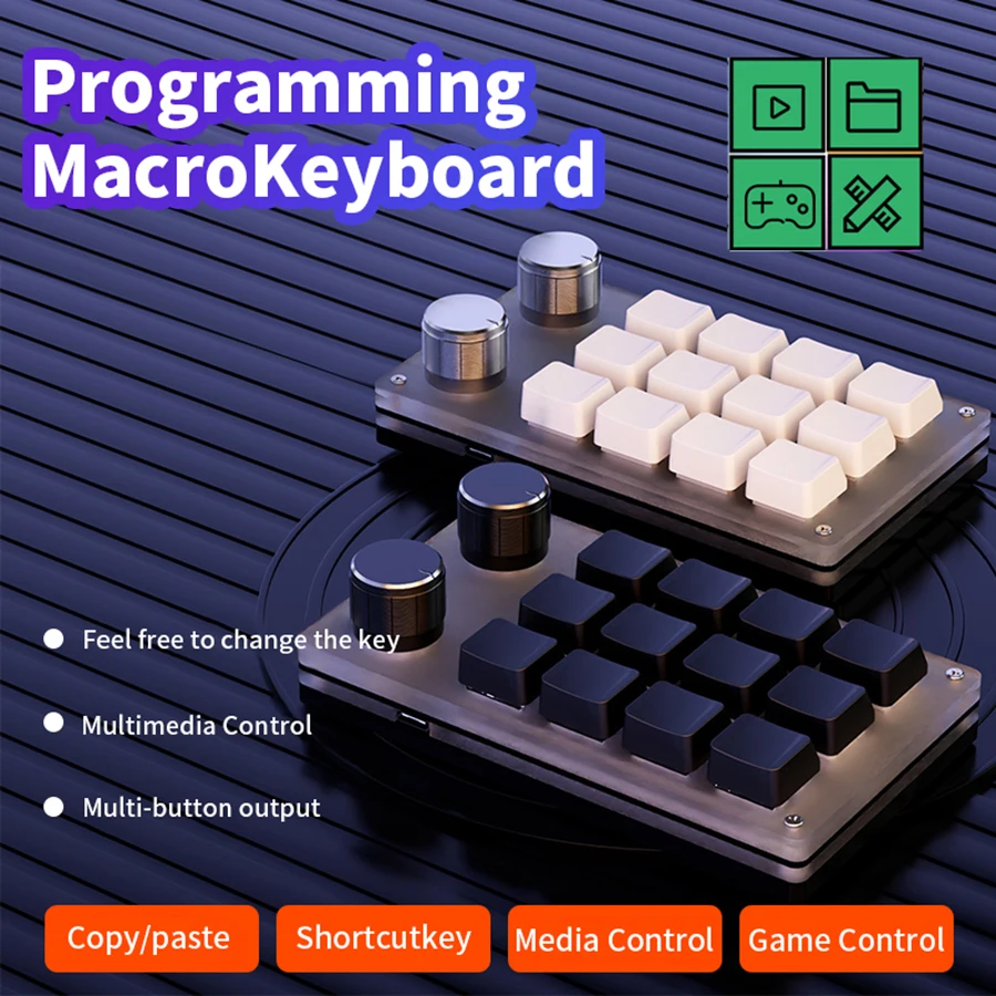 AMMTOO-Programming-Macro-Keyboard-Custom-Knob-Keyboard-12-Key-2-Knob-Gaming-Mini-Keyboard-Copy ...