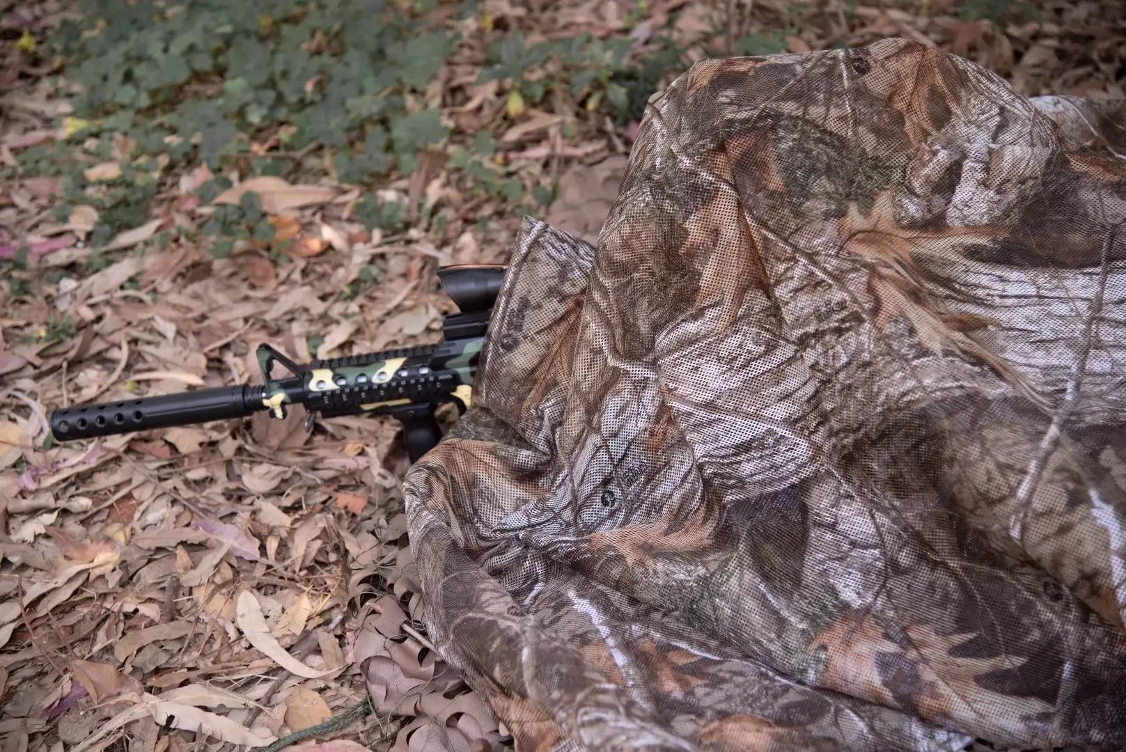 Desert Digital Camo Gun