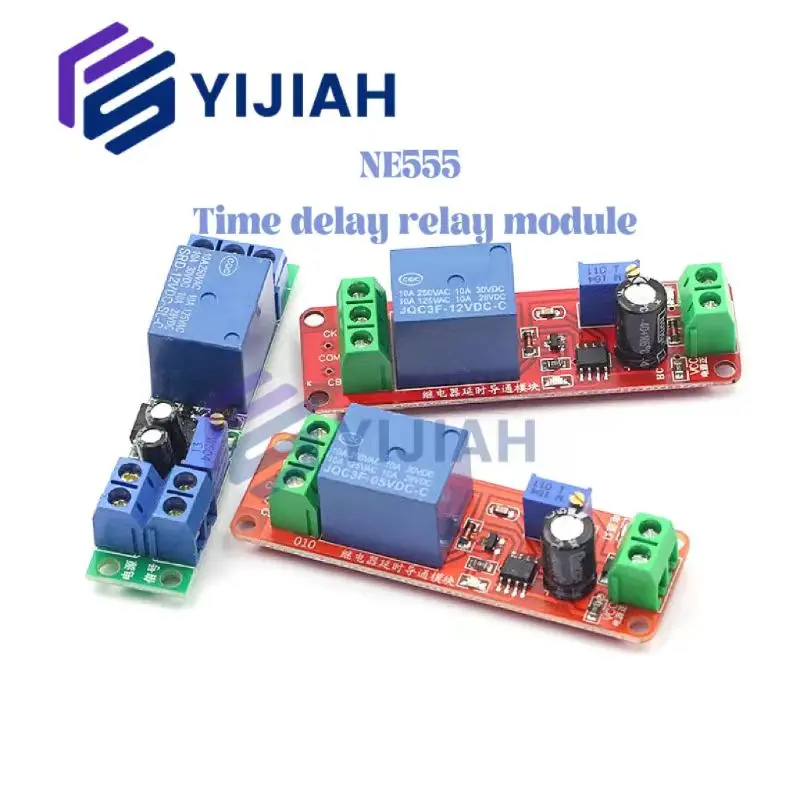NE555-Time-delay-relay-module-Monostable-switch-Time-delay-power-switch ...