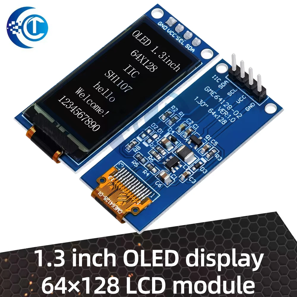 1-3-inch-OLED-display-64-128-LCD-module-SH1107-LCD-1-3-OLED-Vertical ...