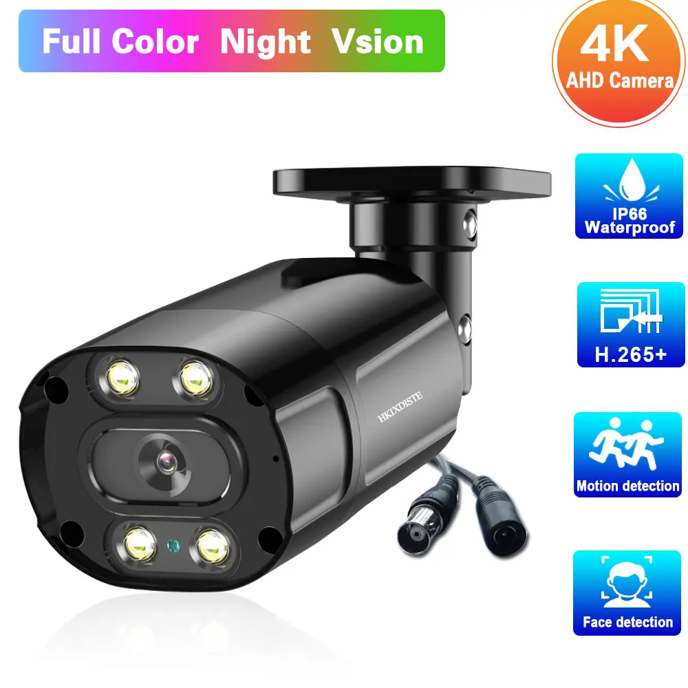 Full-Color-Night-Vision-4K-AHD-Security-Surveillance-Camera-Outdoor ...