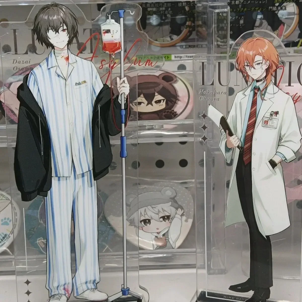 Dazai Osamu Figure Nakahara Chuuya Standee Bungo SD Anime Goods ...