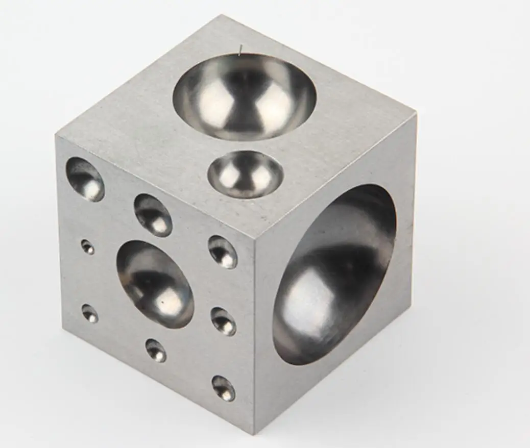 Silver Steel Dapping Block, 50mm Punches Jewelry Doming Tool Square ...