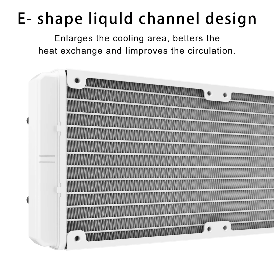Aigo White Water Cooling CPU Cooler Computer RGB Water, 47% OFF