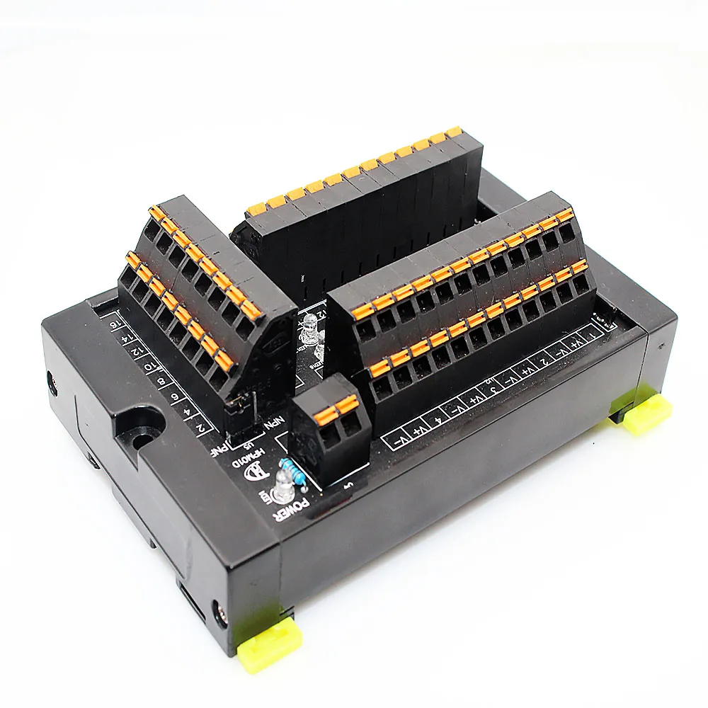 16-in-line-sensor-DIN-rail-terminal-connector-I-O-Close-to-the ...