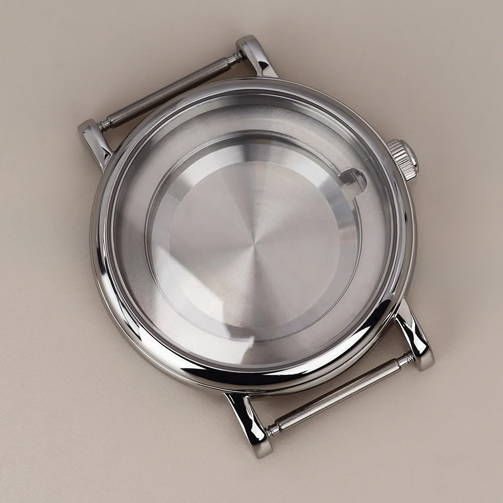 for ETA 2824 Case 40mm Stainless Steel Watch Case Domed Sapphire ...