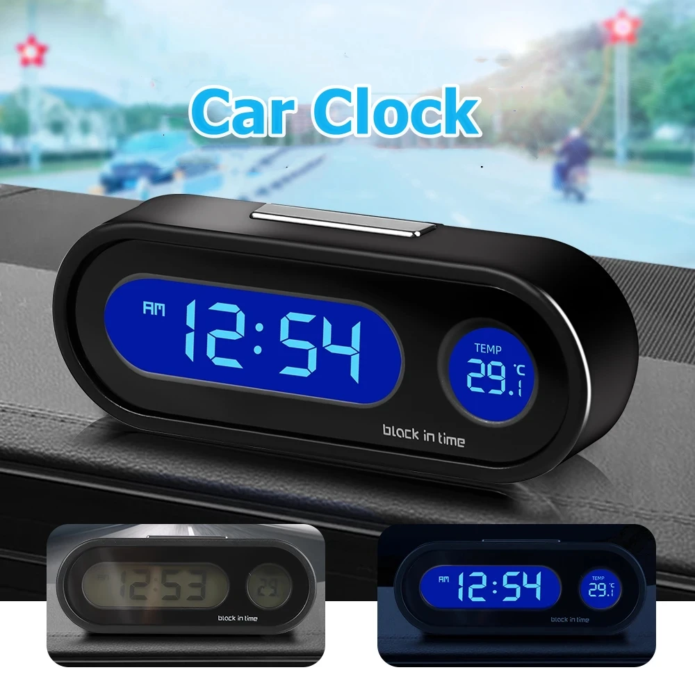 Mini-Electronic-Car-Clock-Time-Watch-Auto-Clocks-Car-Styling ...