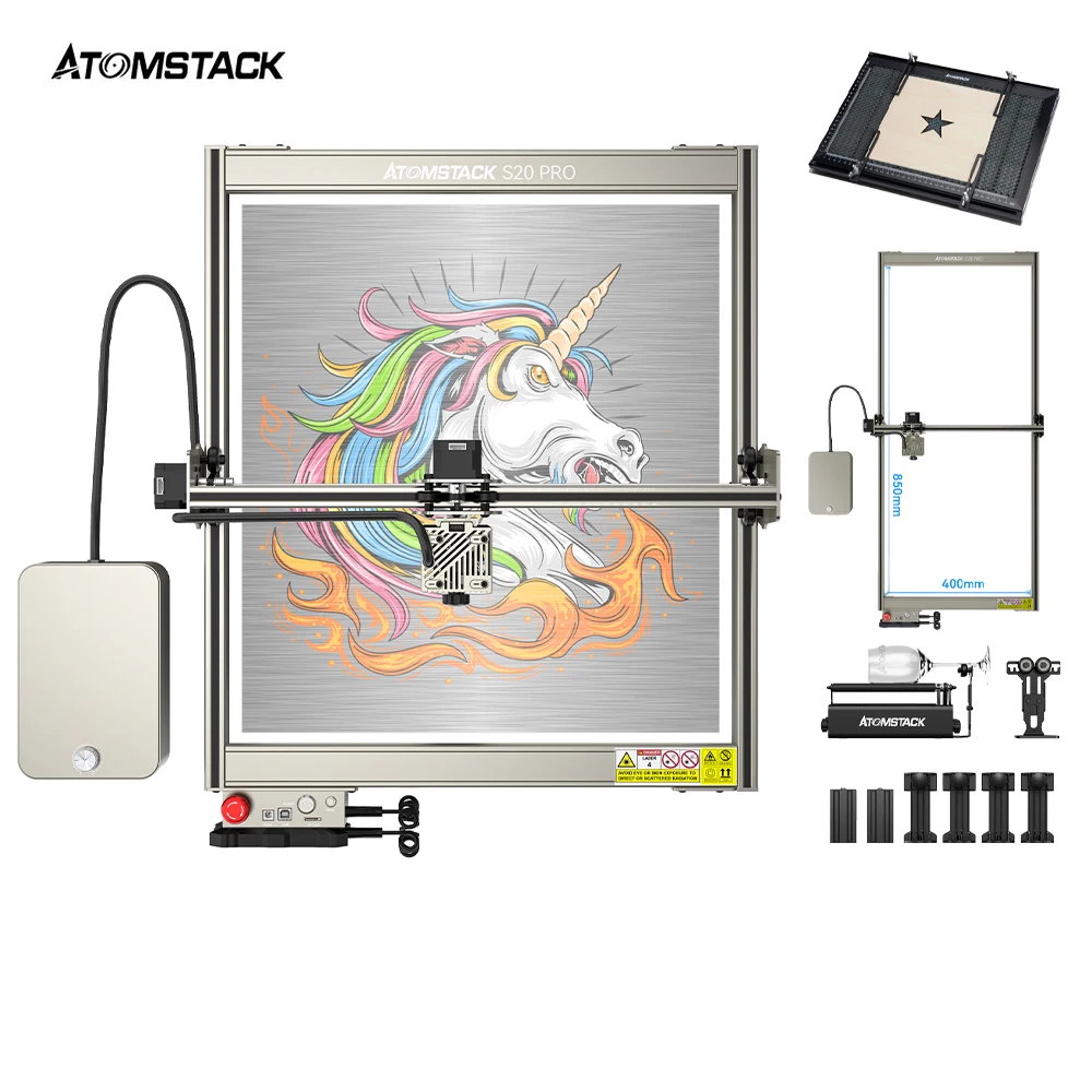 ATOMSTACK-X20-S20-Pro-130W-Laser-Engraving-Machine-Wifi-Offline-Control ...