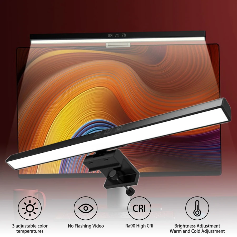 LED-Desk-Lamp-Monitor-Light-Bar-33cm-50cm-LED-Computer-PC-Monitor ...