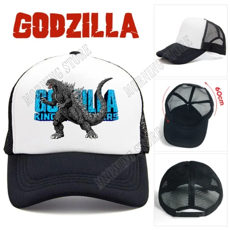Godzillas-Boys-Baseball-Cap-Anime-Print-Children-Adult-Base-Hat-Kids ...