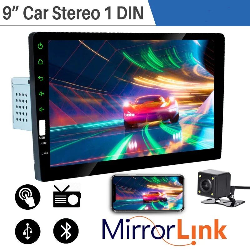 9-inch-Car-Stereo-Radio-1-Din-Touch-Screen-D-Play-Universal-Car ...