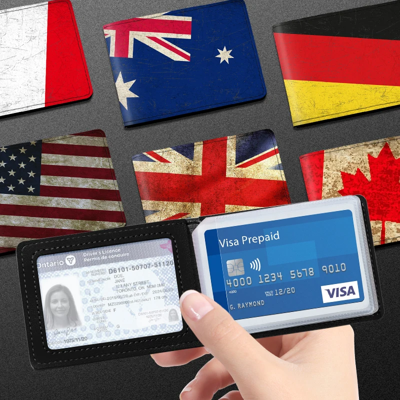 National-flag-design-Unisex-PU-Driver-License-Holder-Leather-Cover-Car ...