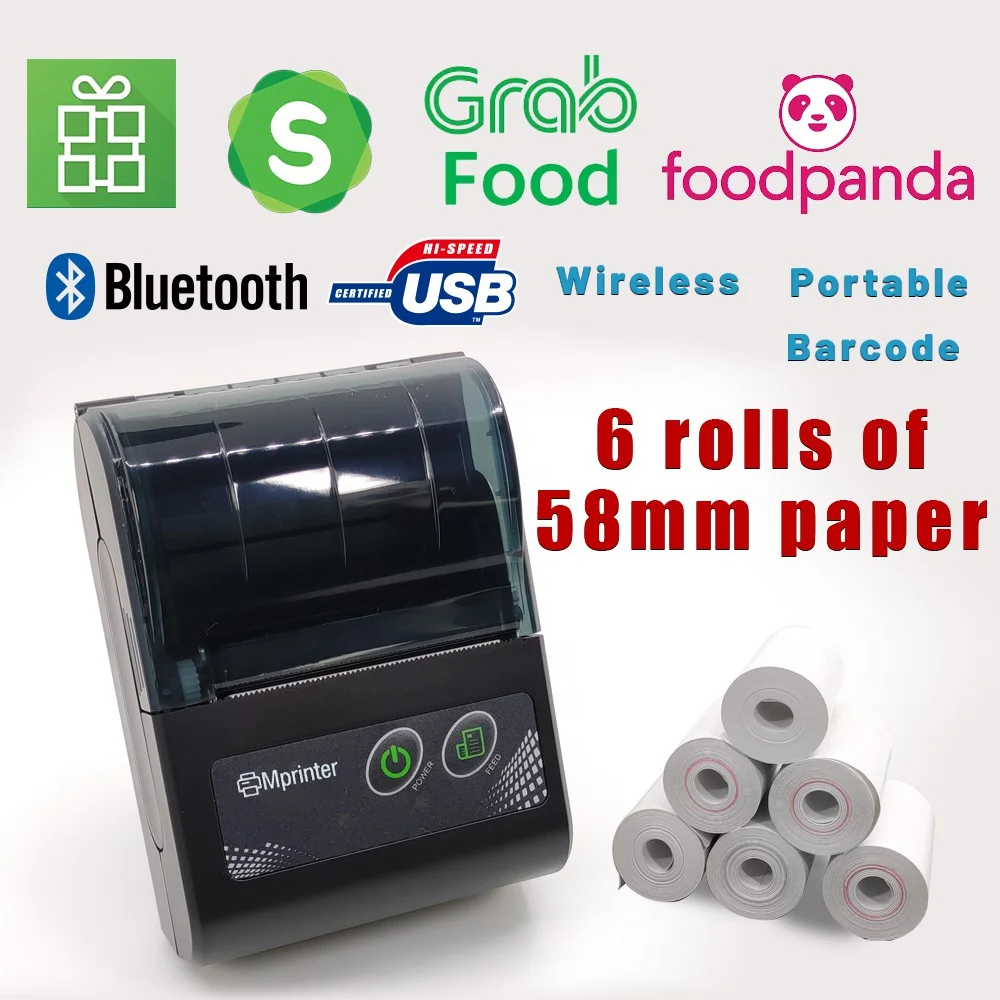 Mini-Portable-58mm-Bluetooth-Thermal-Printer-Wireless-USB-Receipt ...