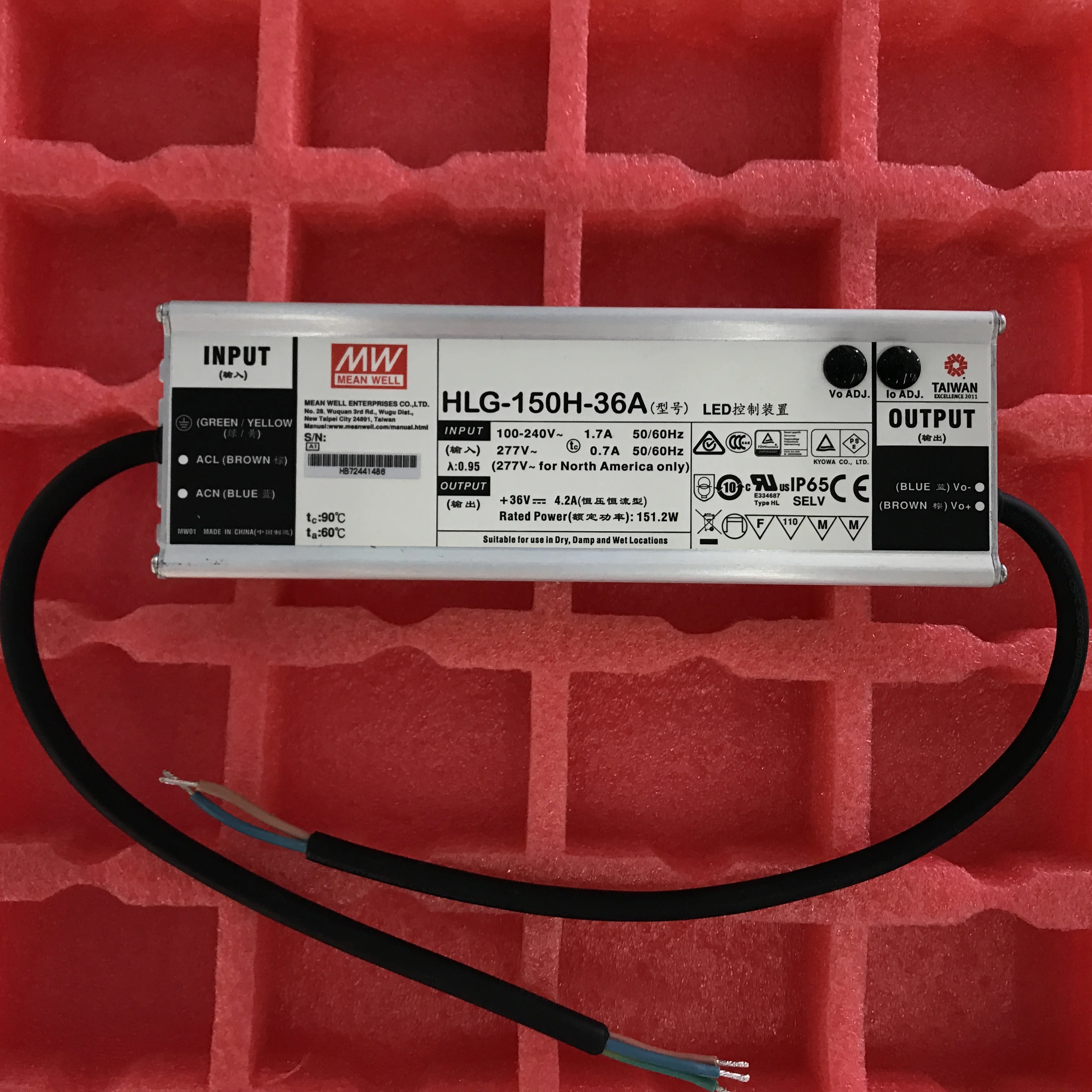 MEAN WELL HLG-150H-12 Series LED Driver Wiring Diagram: A Practical ...