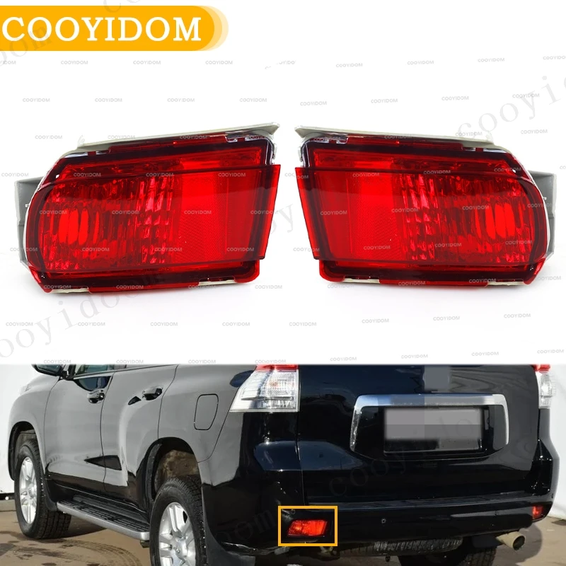 Rear Bumper Fog Light Fog Lamp Reflector Signal Light For TOYOTA Land ...