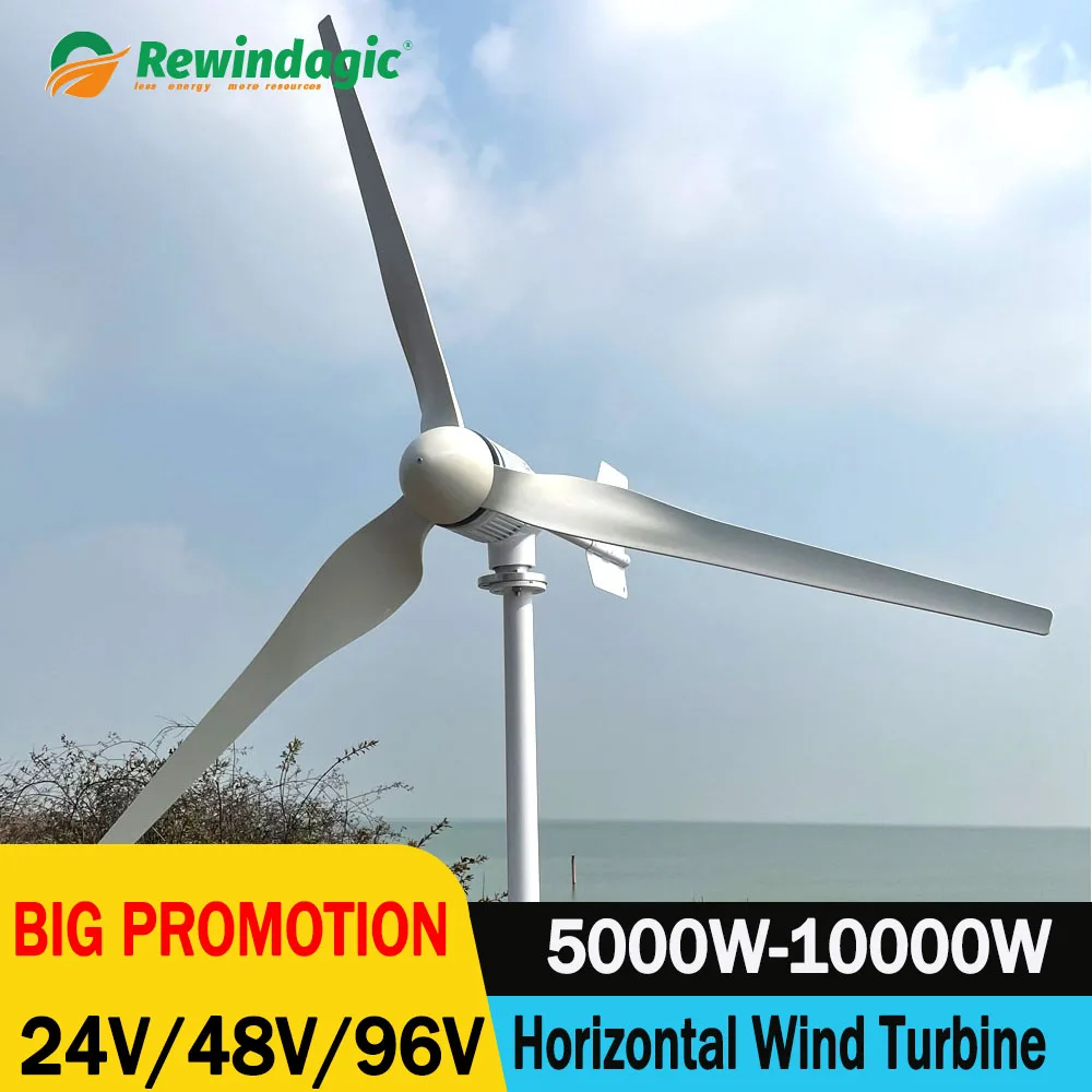 5000W-6000W-8000W-10000W-Wind-Turbine-Generator-Complete-Set-48V-96V ...