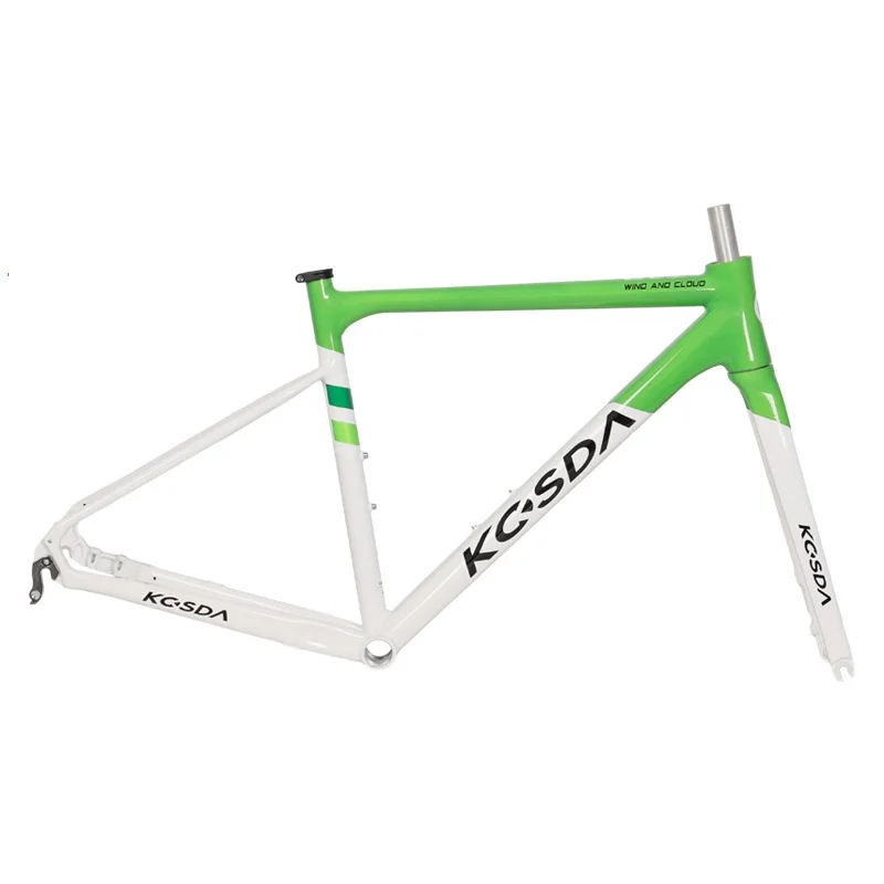 KOSDA Gravel Bike Frameset Aluminum Alloy Gravel Road Bicycle Framework ...