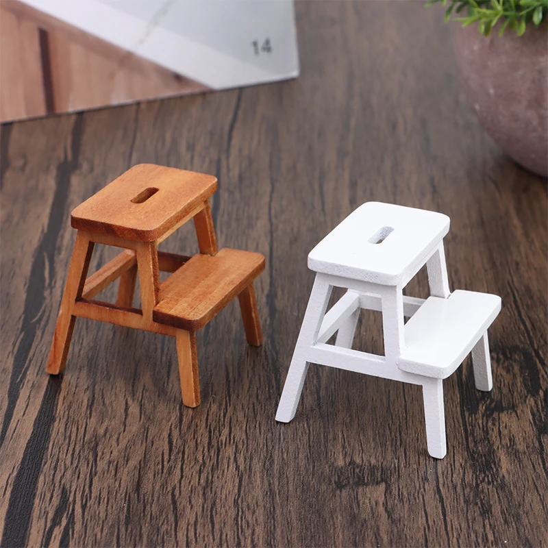 1-12-Dollhouse-Miniature-Stools-Step-Stool-Square-Stool-Small-Bench ...