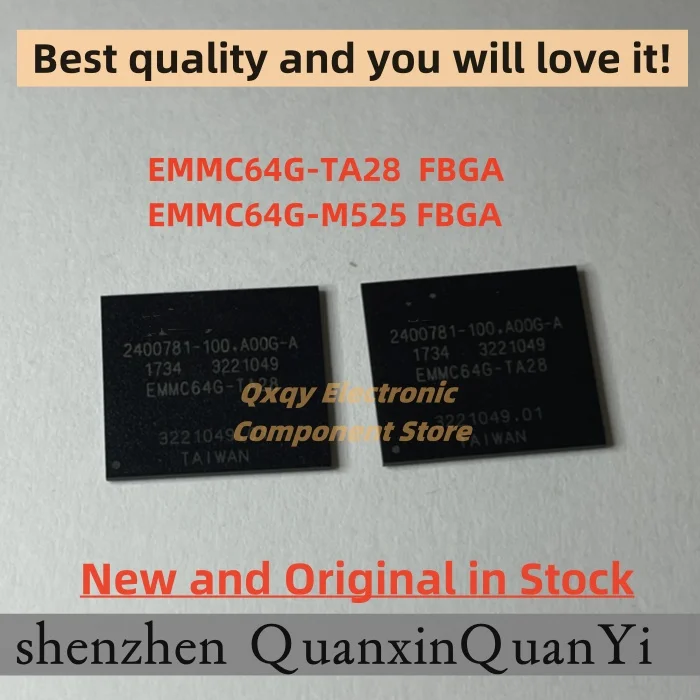 5PCS-EMMC64G-TA28-EMMC64G-M525-EMMC64G-Encapsulation-of-BGA153-Storage ...