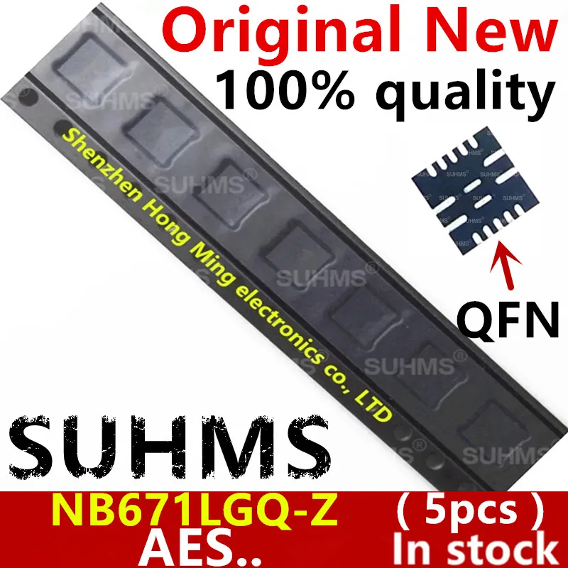 5piece-100-New-NB671LGQ-Z-NB671LGQ-NB671L-NB671-AESD-AESE-QFN-16 ...