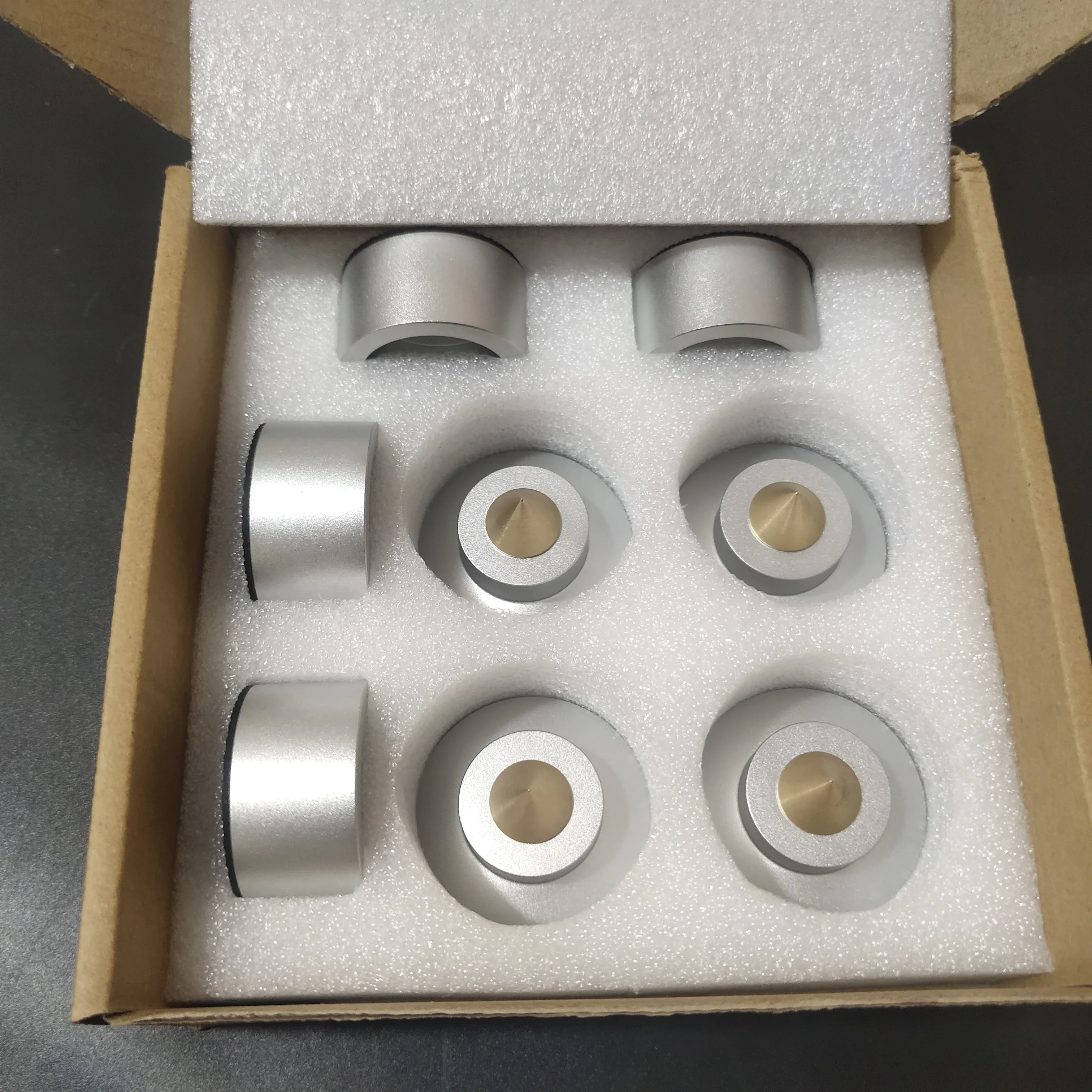 4Pcs-Audiophile-audio-Shock-Spikes-Spring-Pad-Upgrade-HIFI-Speaker ...