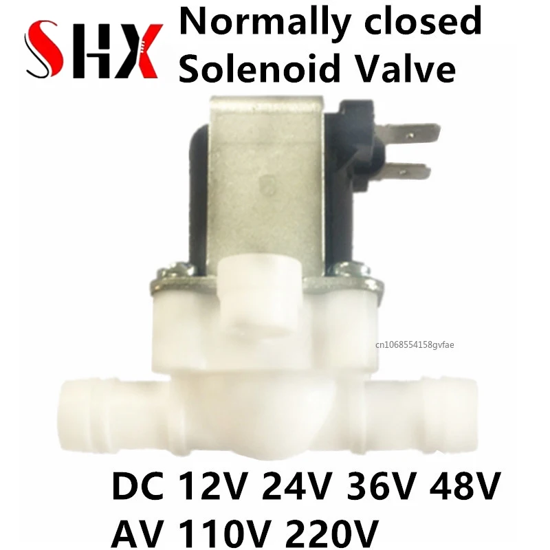 1/2" 12mm 12V 24V 220V Normally closed Electric Solenoid Valve Magnetic ...