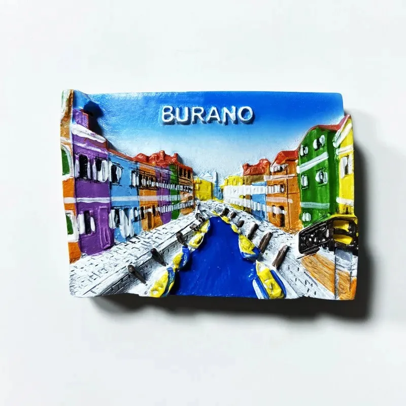 Italy Venice Burano Fridge Magnets Limone Piemonte Travelling Souvenirs ...