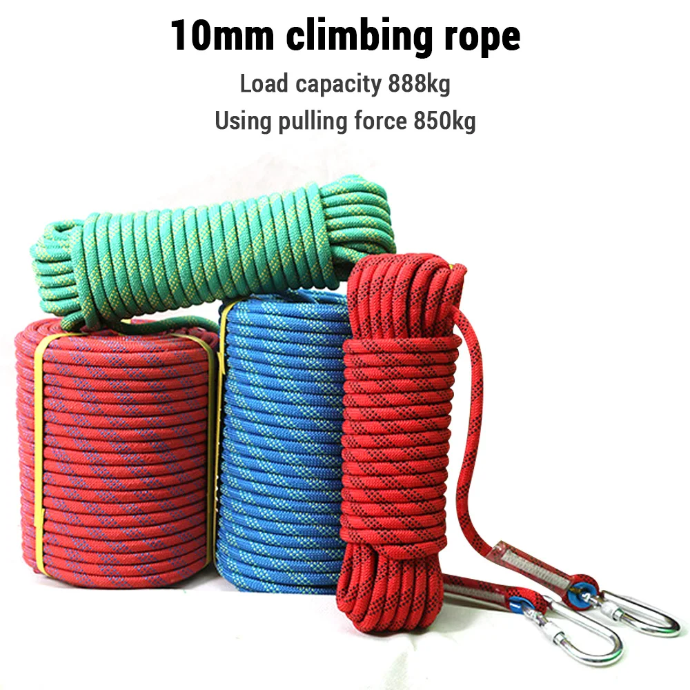 10mm-Climbing-Rope-for-Adults-with-Double-Hook-10-50m-Durable-for-Rock ...